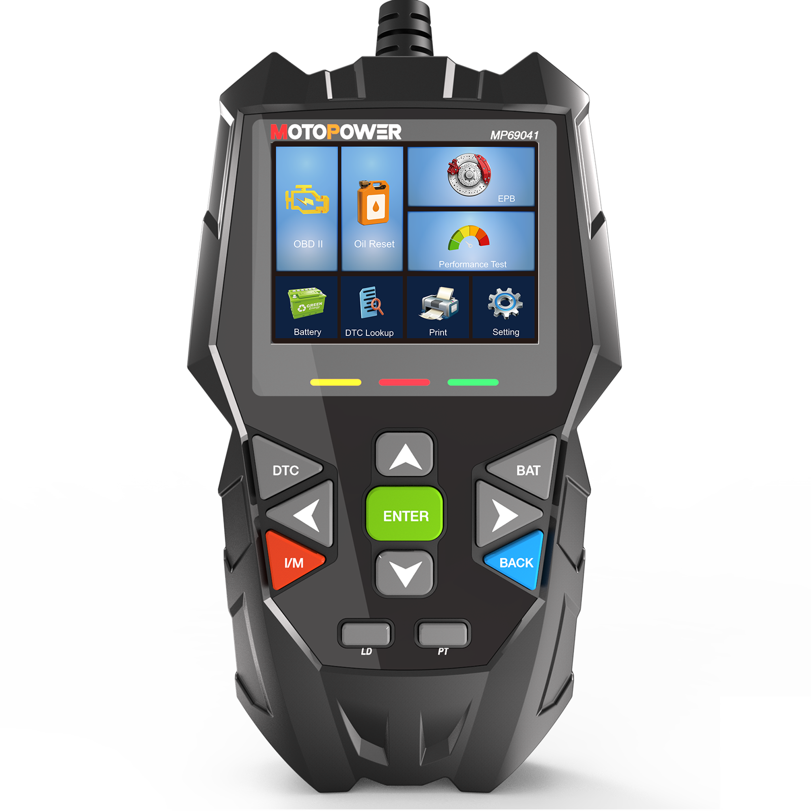 MOTOPOWER MP69041 5 in 1 Car OBD2 Scanner Check Engine Fault Code Read ...